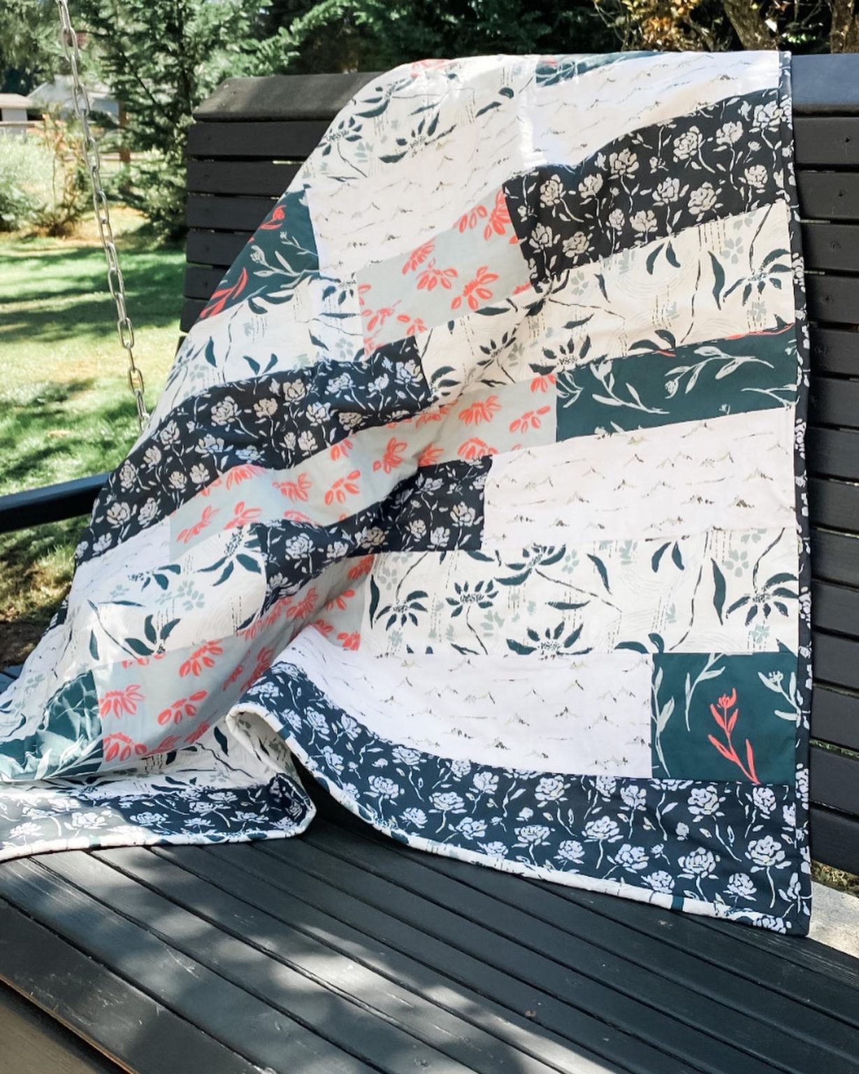 Simple Modern Handmade Quilt