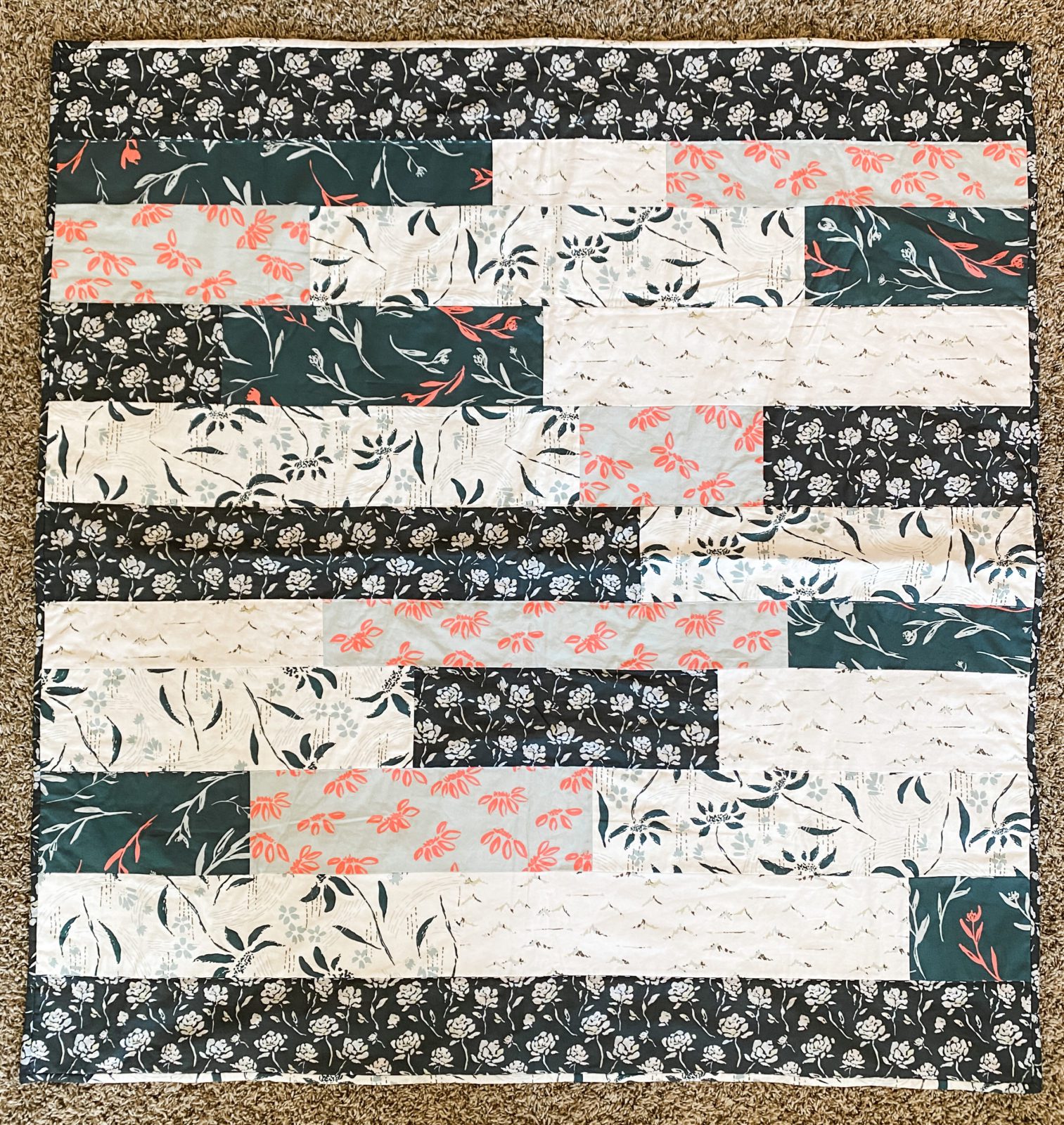 Simple Modern Handmade Quilt