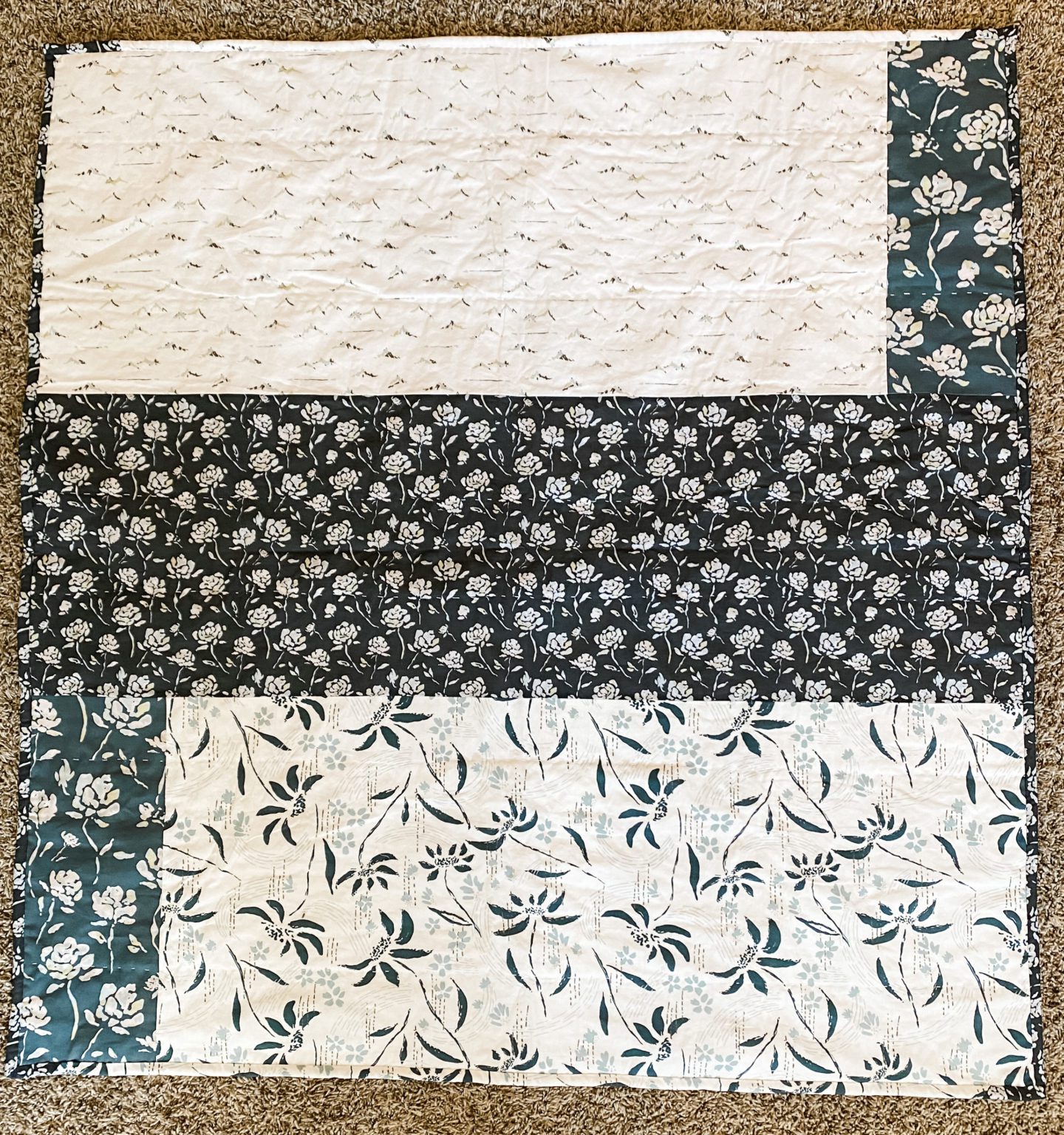 Simple Modern Handmade Quilt