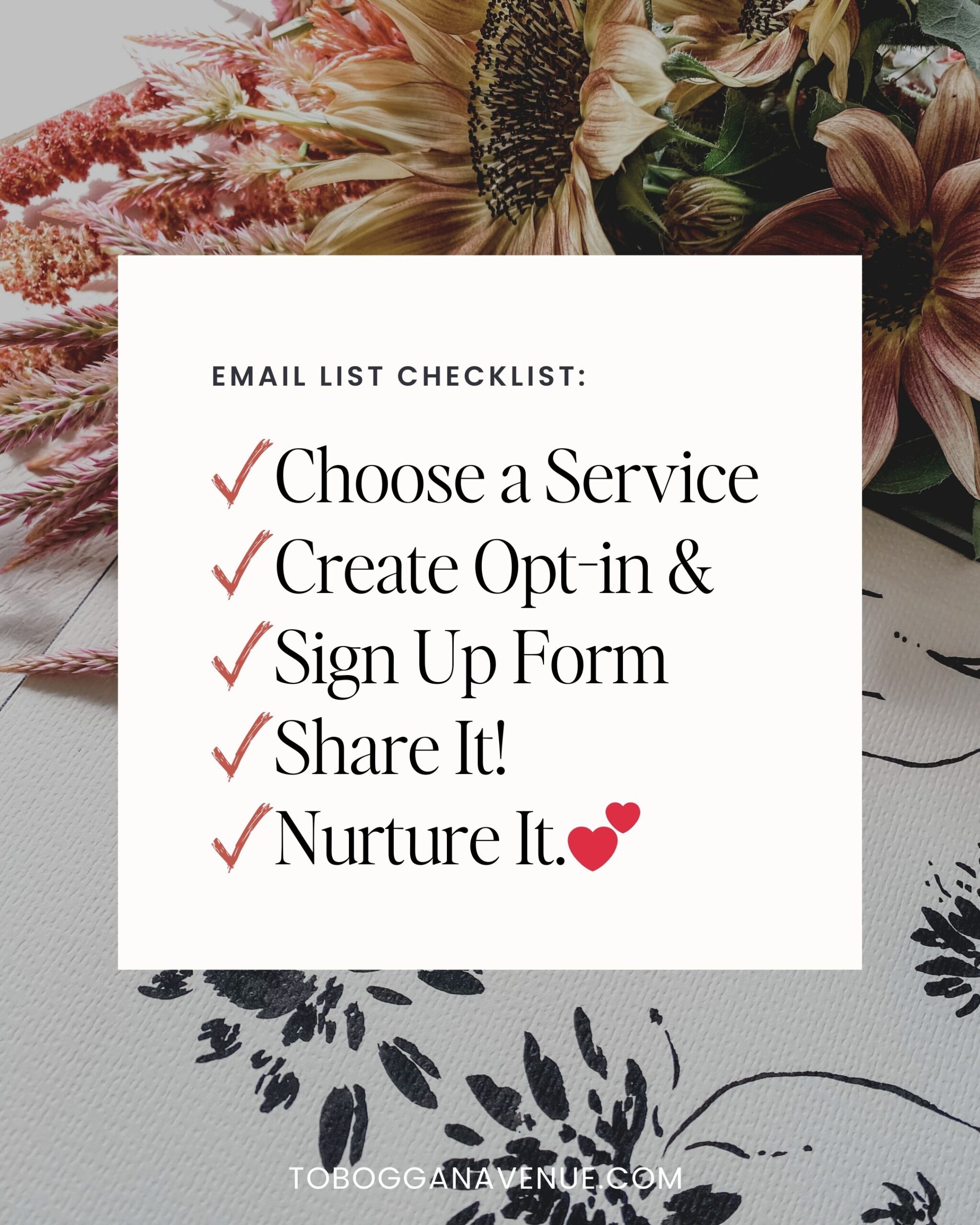 The Art of The Email List - tobogganavenue.com